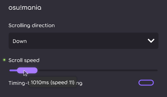 osu!mania scroll speed changes when launchung the game · Issue #21611 · ppy/osu · GitHub