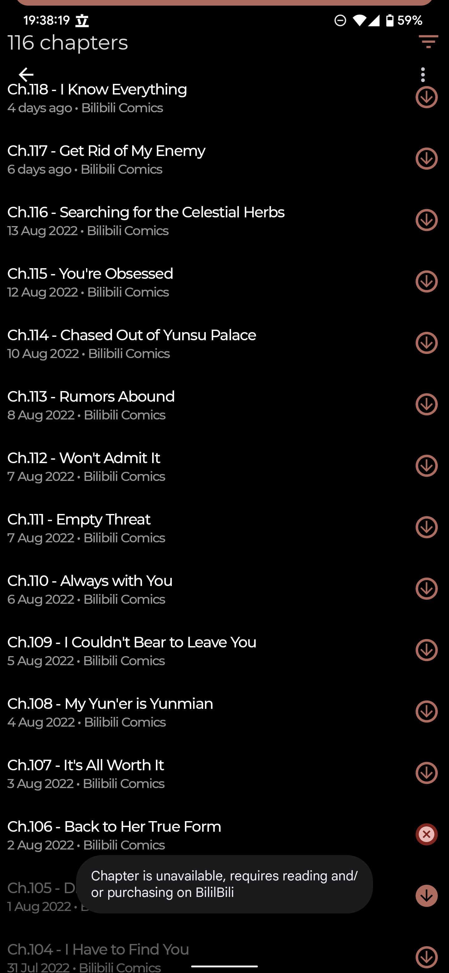 Bili Bili chapters fail to open · Issue #872 · nekomangaorg/Neko · GitHub