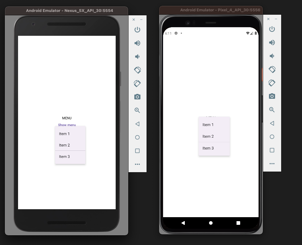 Different Menu position for different devices · Issue #3568 · callstack/react-native-paper · GitHub
