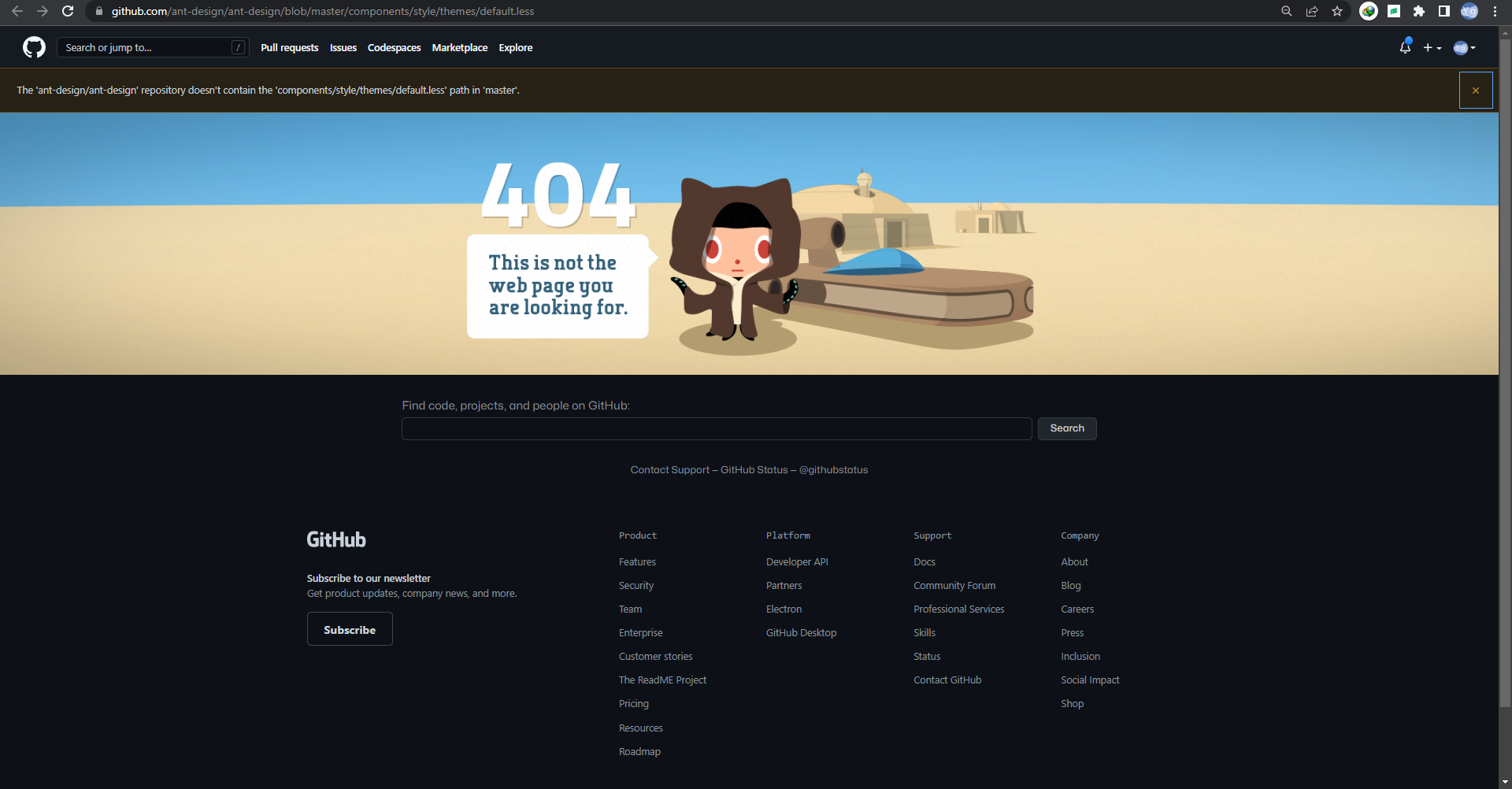 🐛 [bug] 使用less文档说明页面有个链接失效，需更新 · Issue 10389 · Ant Design Ant Design Pro · Github