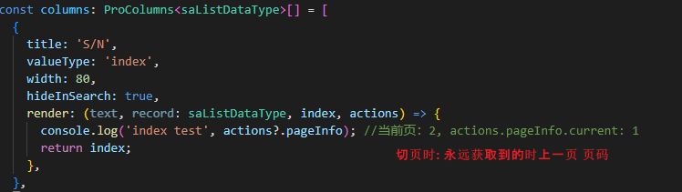 🐛[BUG] ProTable的render方法actions.pageInfo取值不同步 · Issue #6500 · ant ...
