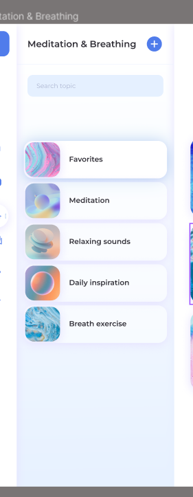 Meditations list layout · Issue #71 · BinaryStudioAcademy/bsa-2023-calmpal · GitHub