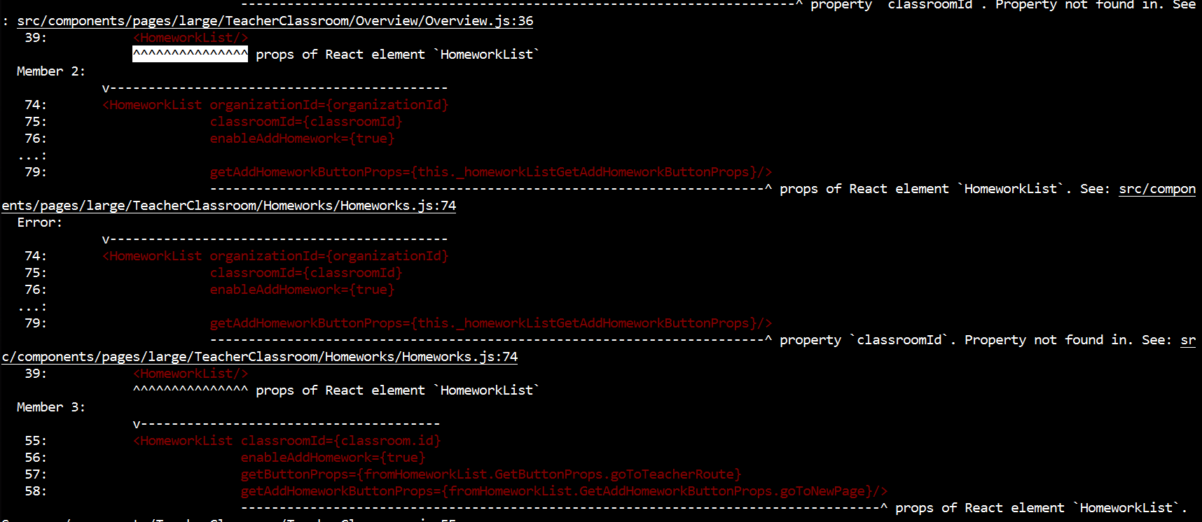 props of React element Hello. This type is incompatible with props of React element Hello ...