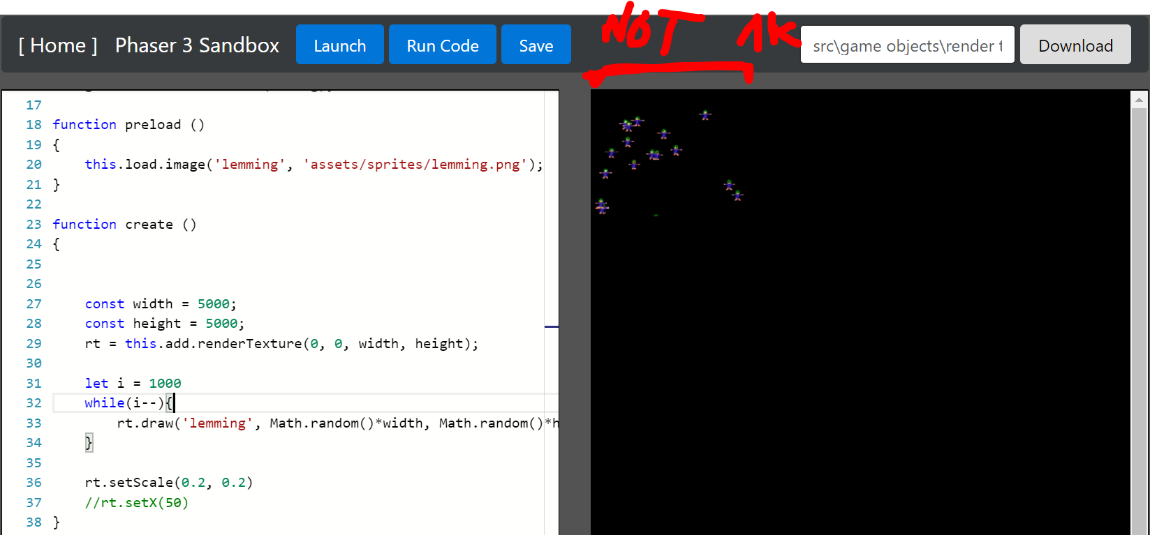 Render texture is dependent on scene.game.config.width/height · Issue #4243 · phaserjs/phaser ...