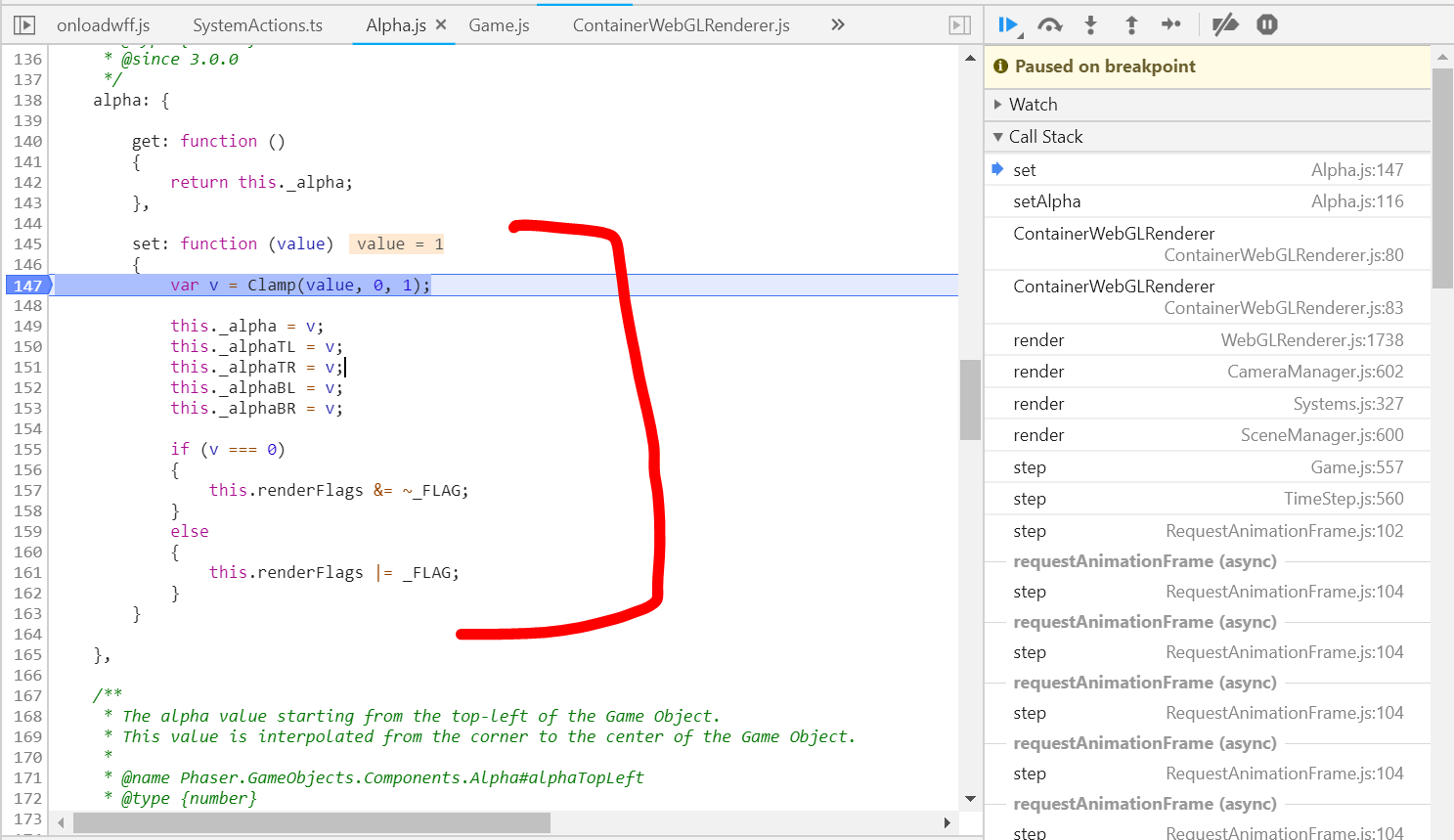 Optimize setAlpha by checking if is the same value · Issue #4296 · phaserjs/phaser · GitHub