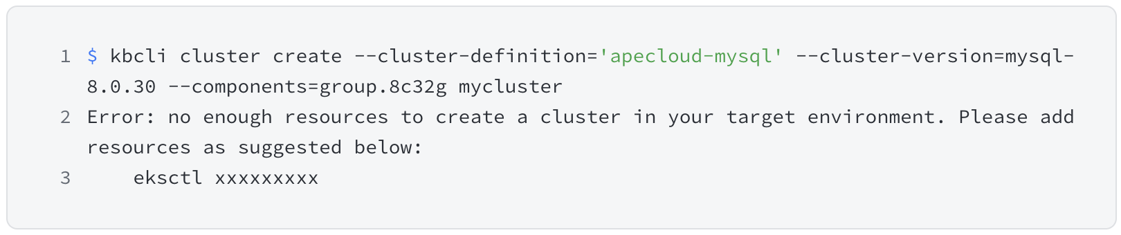 [Features] Add class definitions of database cluster · Issue #984 · apecloud/kubeblocks · GitHub