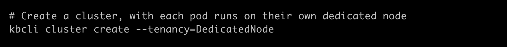 [BUG] Help of cluster create · Issue #2584 · apecloud/kubeblocks · GitHub