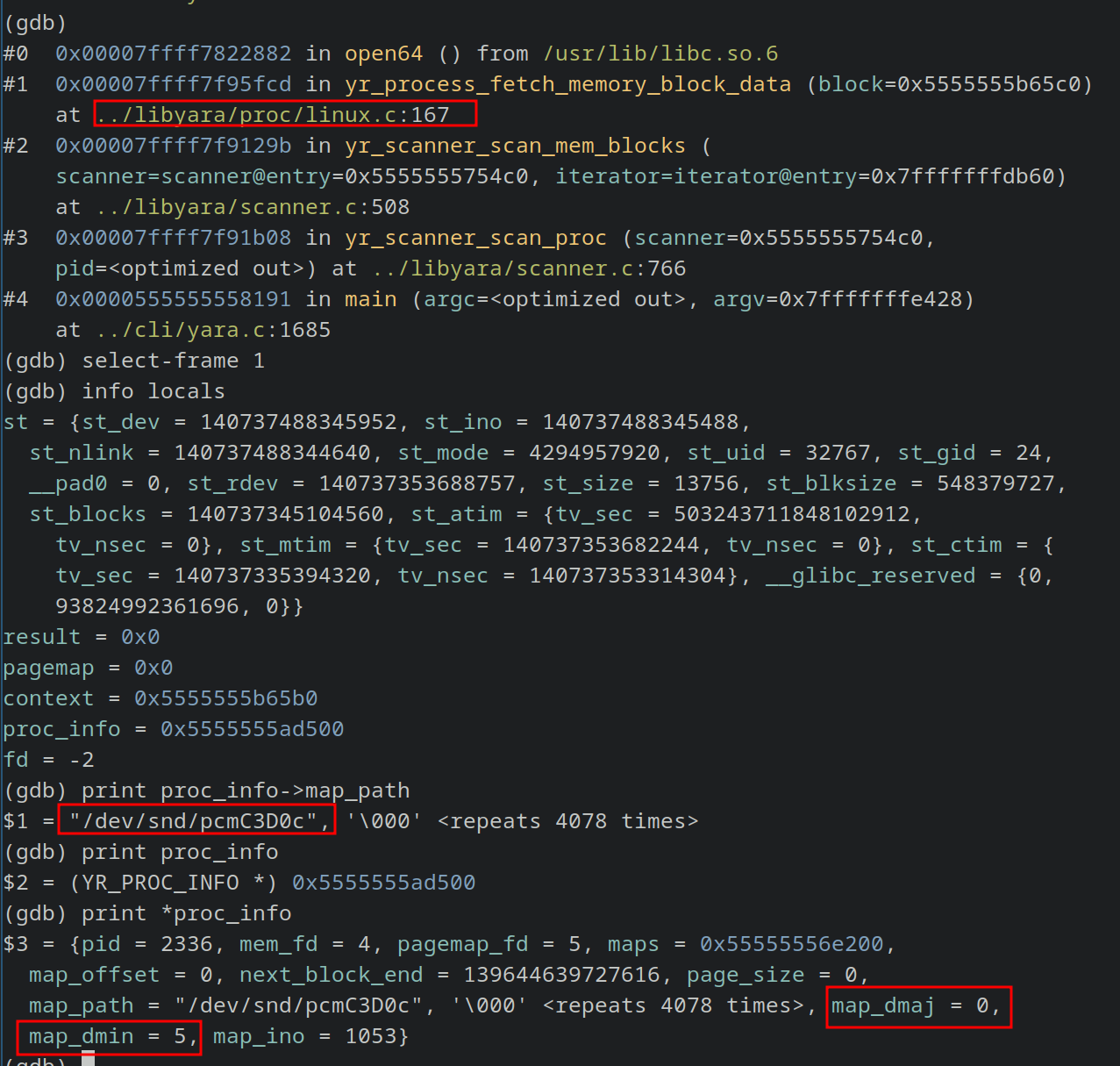 Scan hanging when scanning Pulse Audio Process · Issue #1929 · VirusTotal/yara · GitHub