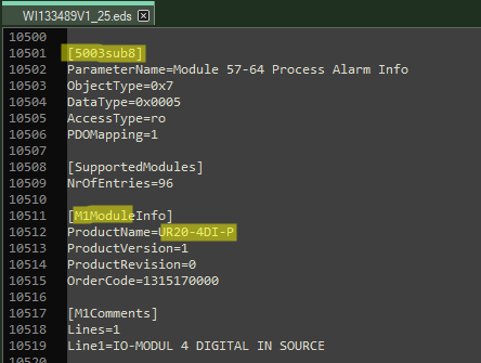 Impossible to import .eds file from Weidmueller UR20-FBC-CAN · Issue #69 · CANopenNode ...