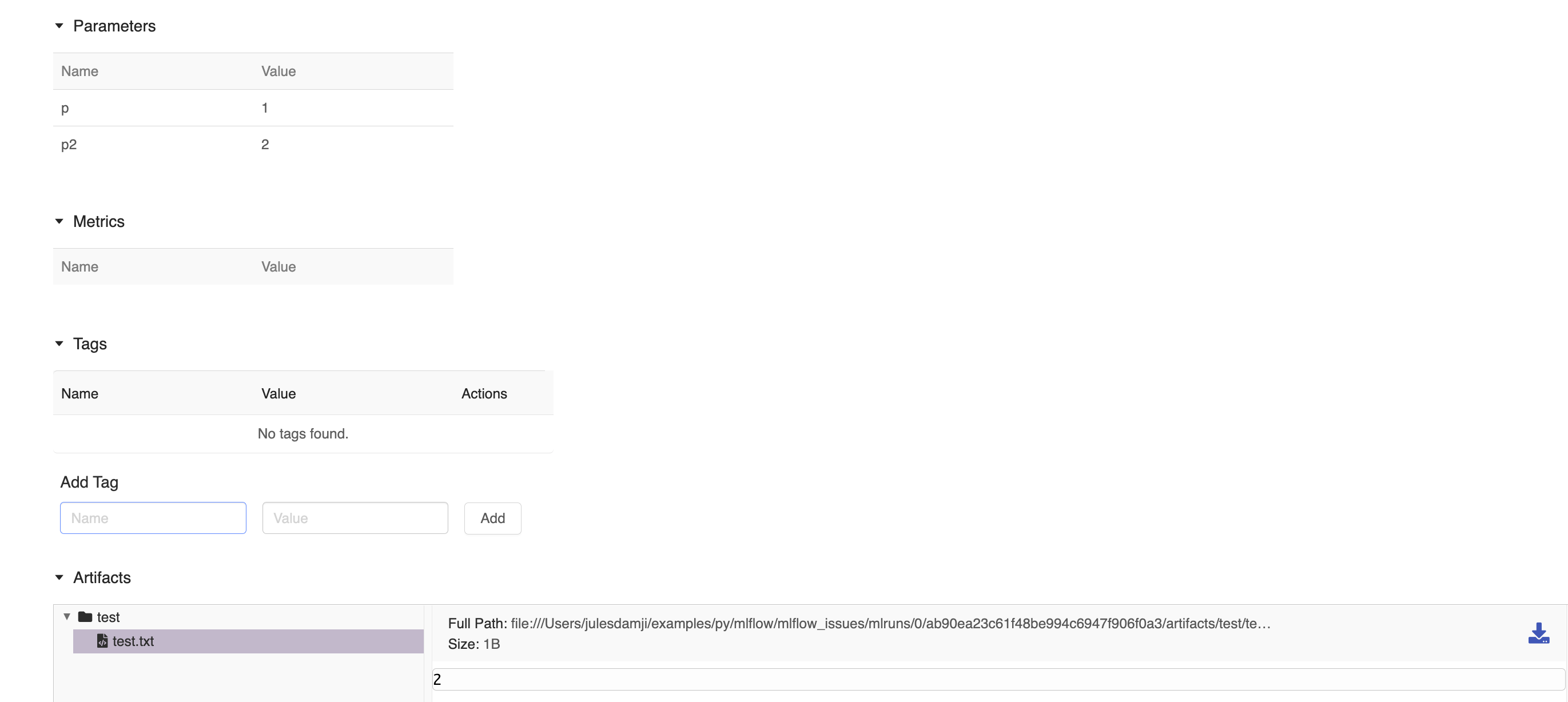 Bug Mlflow Ui Doesnt Update Artifacts That Were Reuploaded · Issue 3441 · Mlflowmlflow 