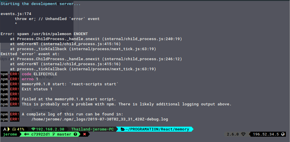 From Node 10 16 Lts Impossible To Run Nm Start After Npx Create React App Myapp Closed 0435