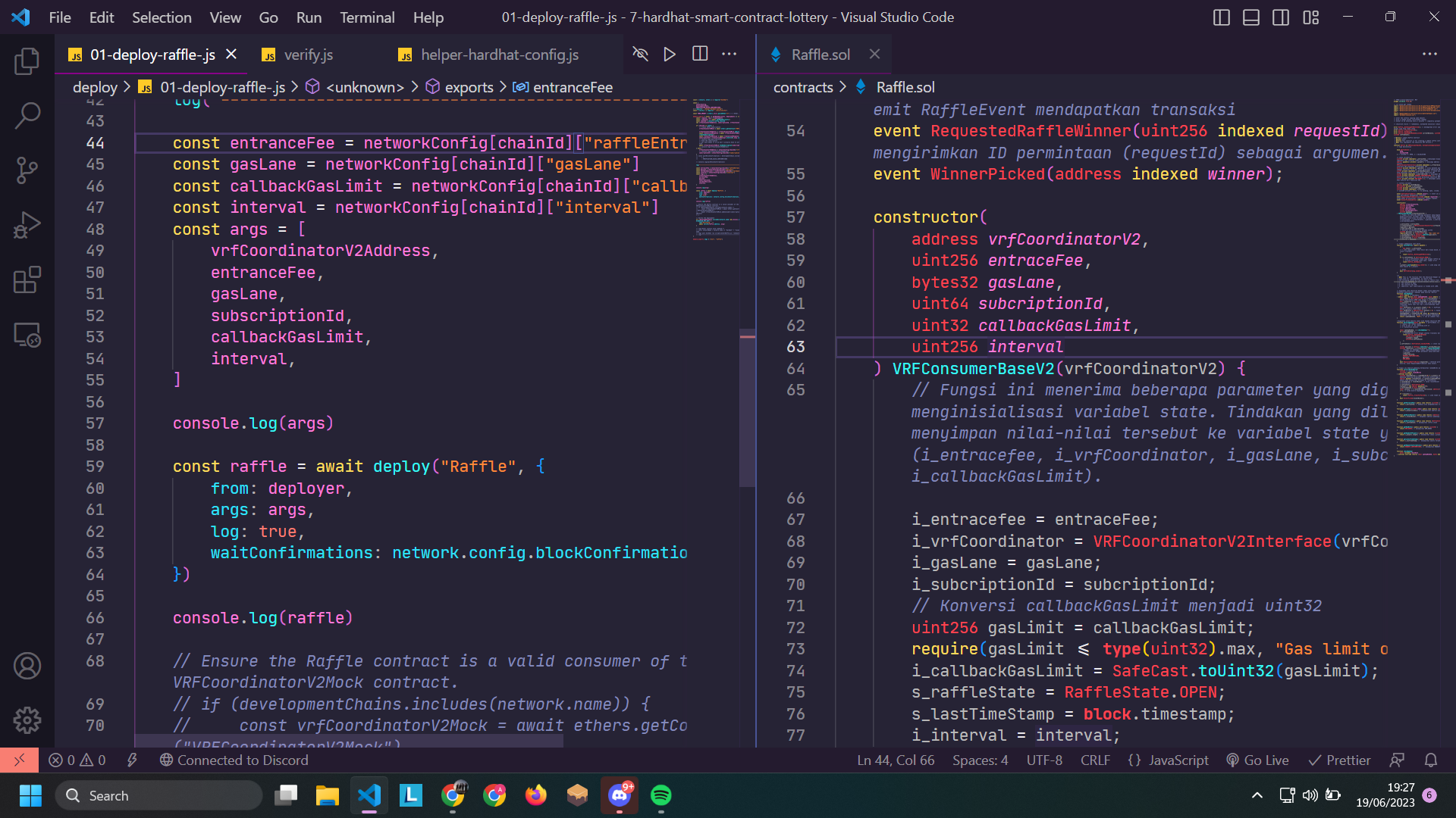 Lesson 9: Error: incorrect data length (argument="gasLane".............) · smartcontractkit full ...