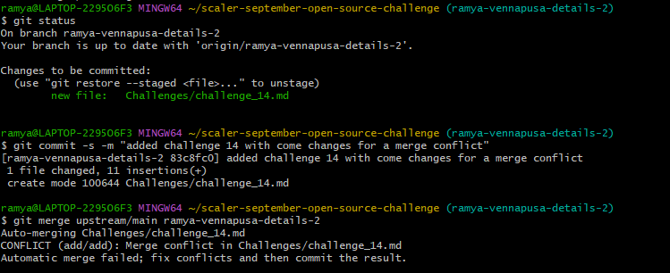 Challenge 1: Vennapusa Ramya · Issue #35 · scaleracademy/scaler-september-open-source-challenge ...