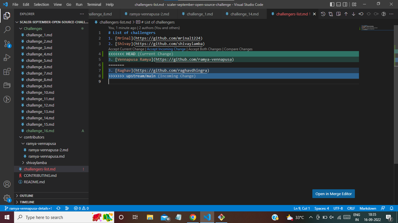 Challenge 1: Vennapusa Ramya · Issue #35 · scaleracademy/scaler-september-open-source-challenge ...