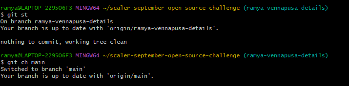 Challenge 1: Vennapusa Ramya · Issue #35 · scaleracademy/scaler-september-open-source-challenge ...