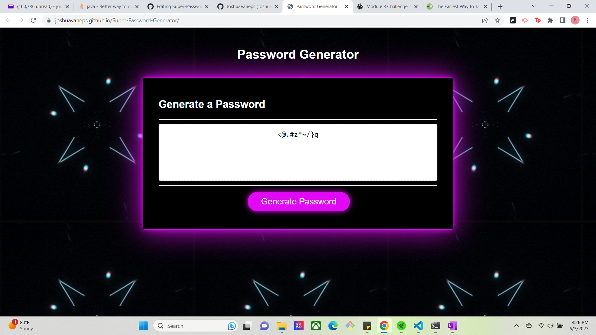 GitHub - JoshuaVaneps/Super-Password-Generator: a intuitive random password generator that ...