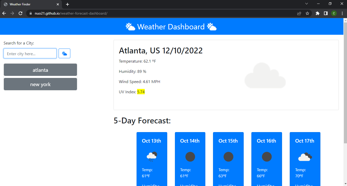 GitHub - Nuo21/weather-forecast-dashboard GitHub - Nuo21/weather-forecast-dashboard