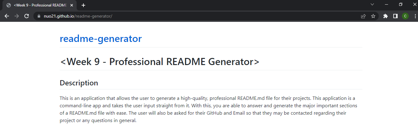 GitHub - Nuo21/readme-generator