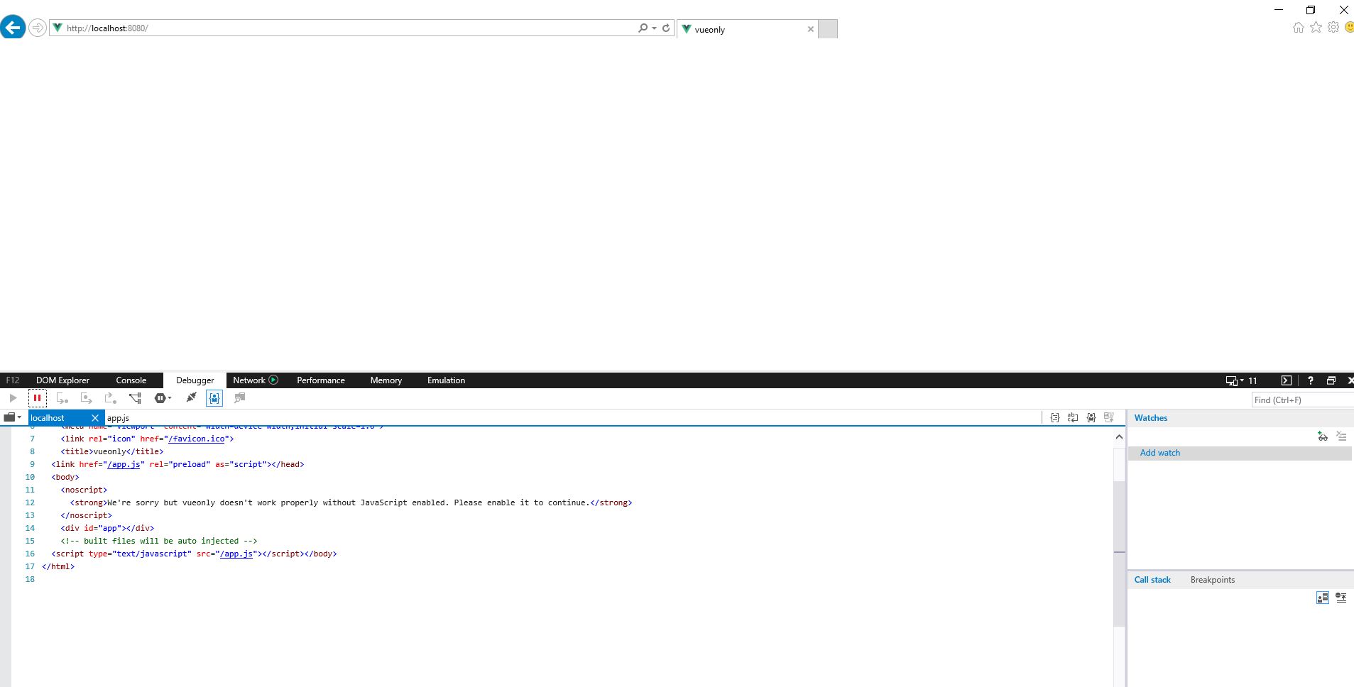 Vue Cli 3x Dependency Cause Ie 11 Not To Run Locally · Issue 2977 · Vuejsvue Cli · Github