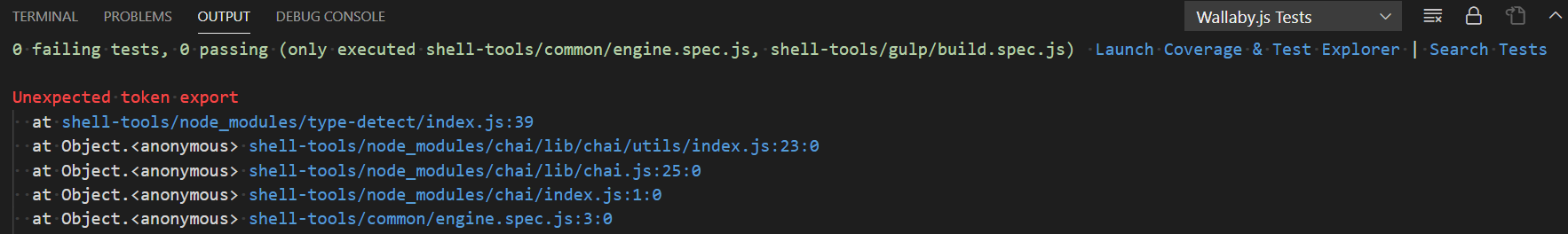 Unexpected token export · Issue #2582 · wallabyjs/public · GitHub