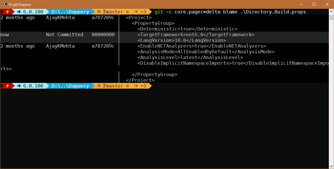 🐛 Colored output for `git blame --color-by-age` not working with delta. · Issue #808 ...