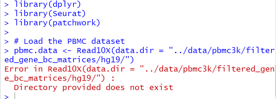 Issue Recalling Pbmc Data For Guided Clustering Tutorial · Issue 6339 · Satijalabseurat · Github 0227