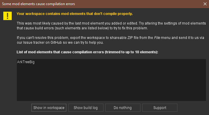 structure biome restriction causing errors · Issue #245 · Goldorion/Fabric-Generator-MCreator ...