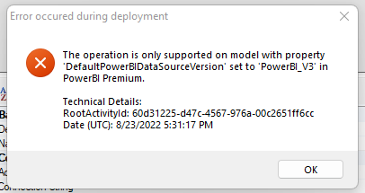 Can't deploy Model.bim to XMLA endpoint with ...