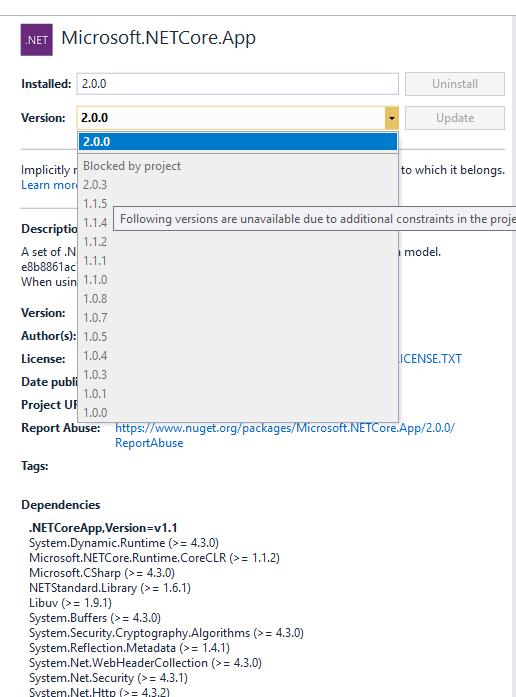 .NET Core November 2017 Update · Issue #1082 · dotnet/core · GitHub