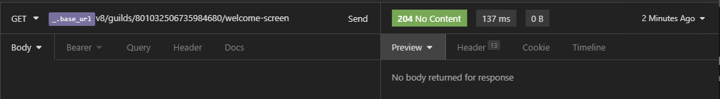 GET endpoints inconsistently returning 204s · Issue #2530 · discord ...