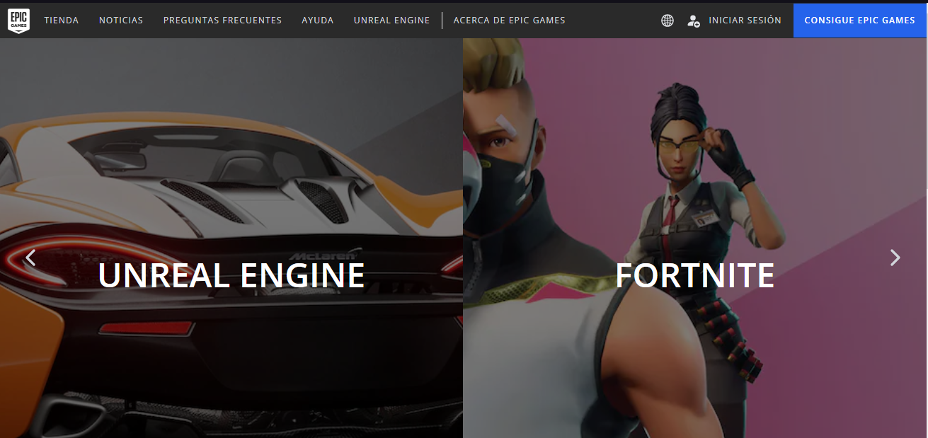 GitHub - SrSebax/clone-EpicGames: Design of the Epic Games website using Tailwind