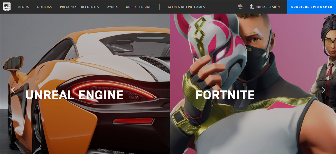 GitHub - SrSebax/clone-EpicGames: Design of the Epic Games website using Tailwind