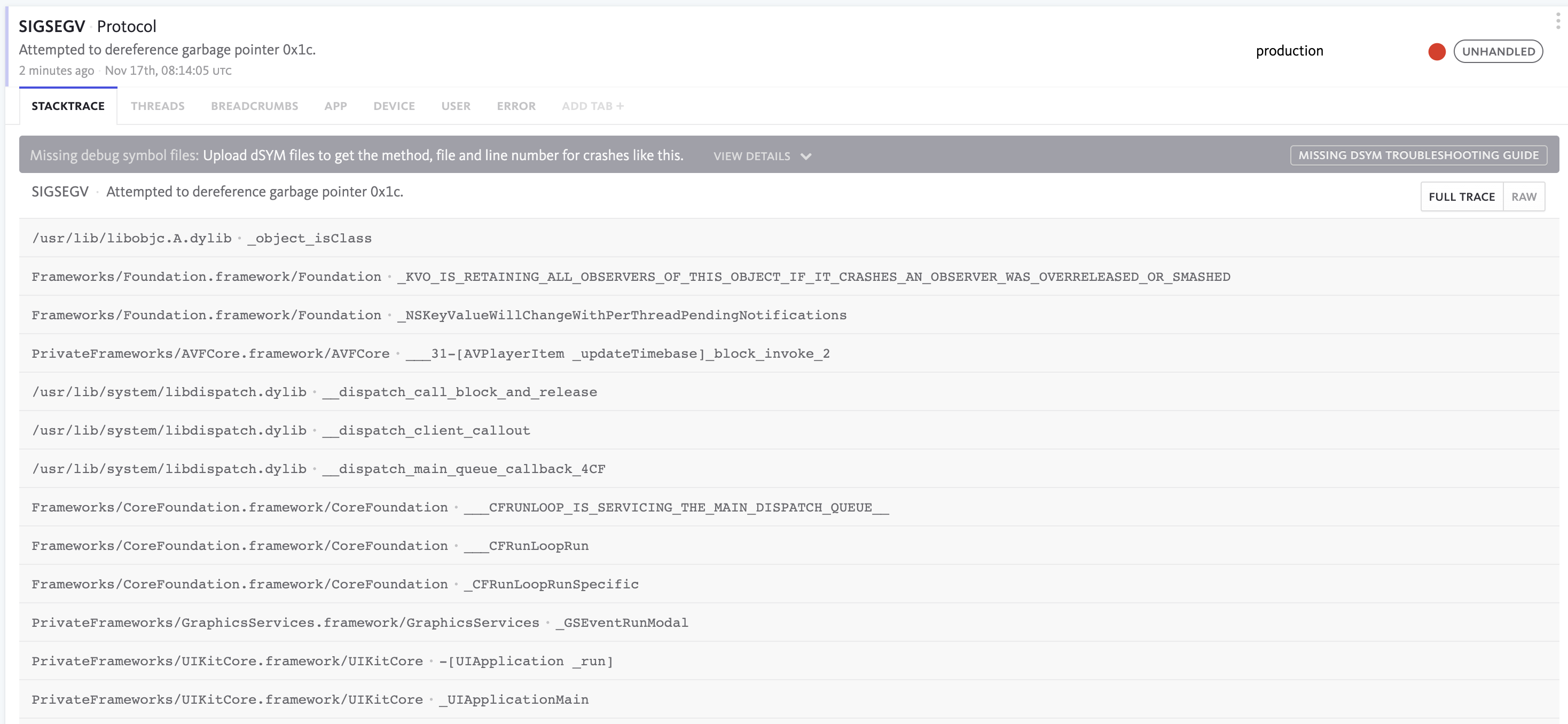 Excbadaccess Attempted To Dereference Garbage Pointer · Issue 429 · React Native Netinfo
