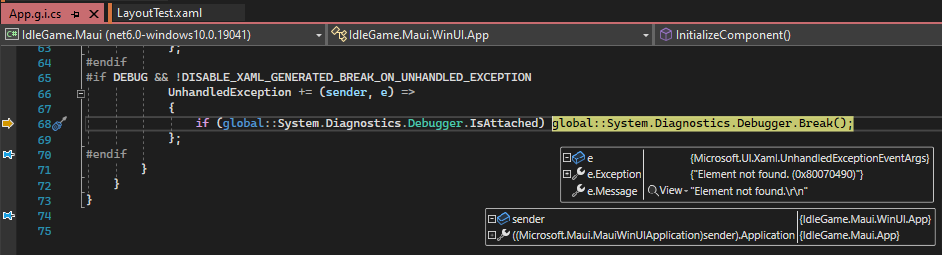 FlexLayout > Frame > FlexLayout > Any Content throws error. · Issue #3826 · dotnet/maui · GitHub
