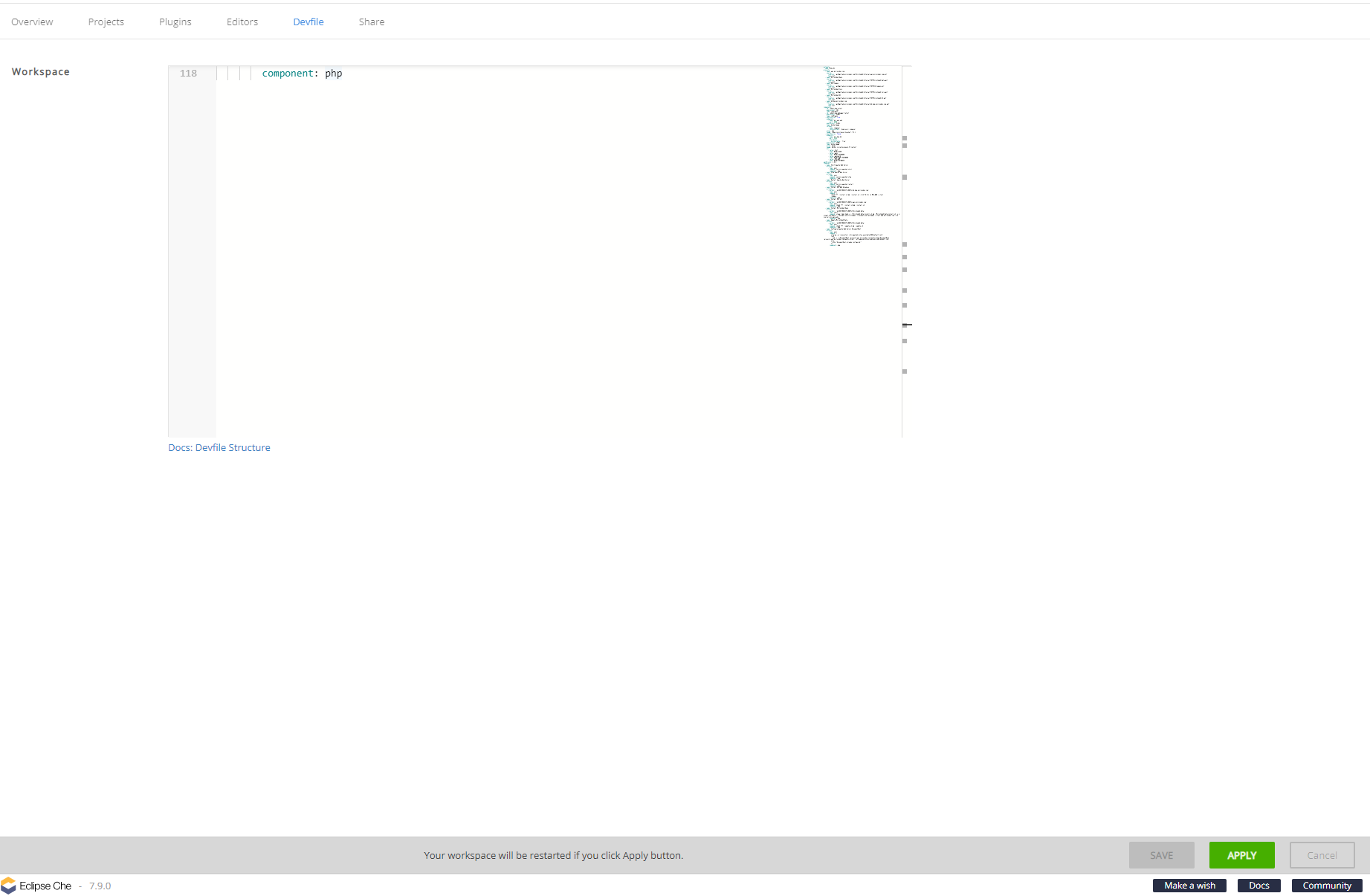 allow download devfile · Issue #16260 · eclipse-che/che · GitHub