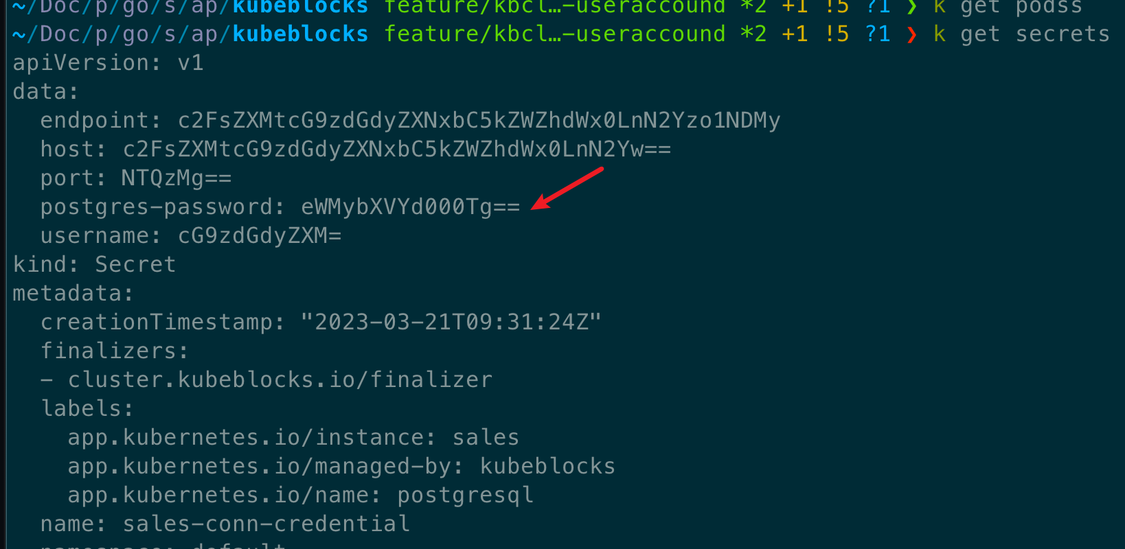[BUG]sqlchannel-cannot find key `password` in Secret · Issue #2146 · apecloud/kubeblocks · GitHub