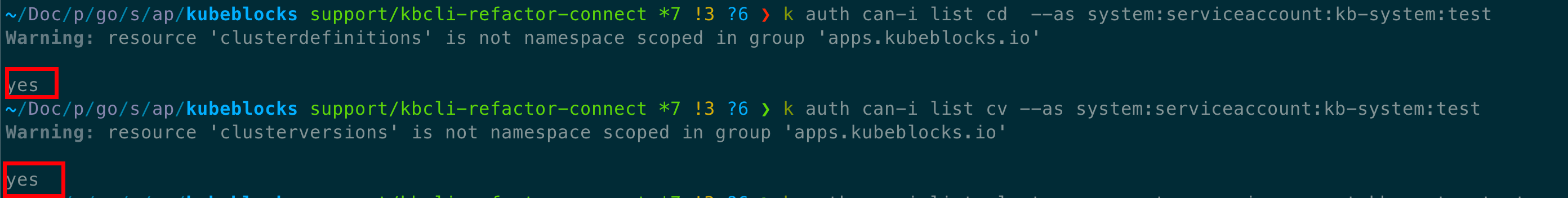 Bug Kbcli Cluster Accounts Failed When Use Kubeconfig With Only A Certain Namespace Permission 0828