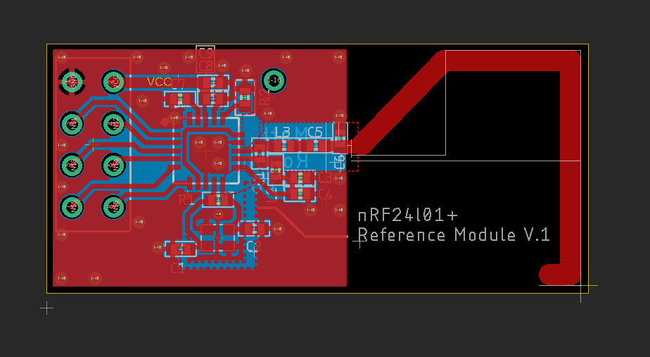 GitHub - MattRonan/nrf24l01p_reference_module: nrf24l01+ wireless 2.4GHz transceiver board and ...