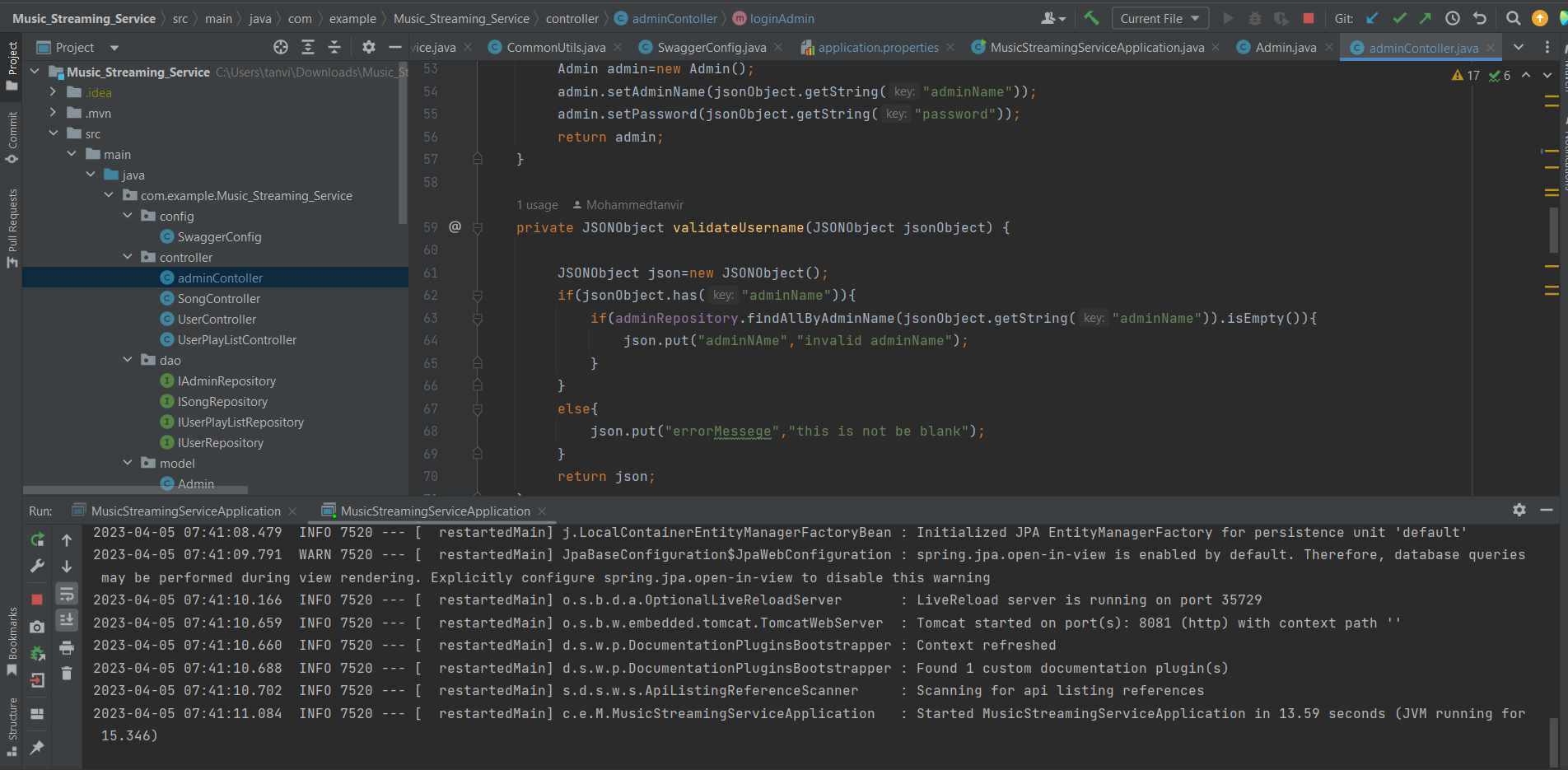 GitHub - Tanvirpirjada/music_streaming_system: design music_streaming_system using Springboot