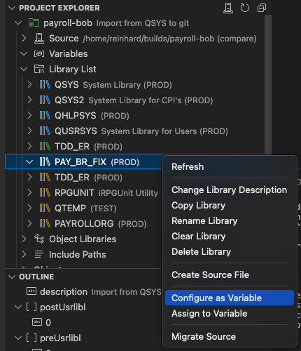 Example on how to use project explorer and git branch · Issue #213 · IBM/vscode-ibmi ...