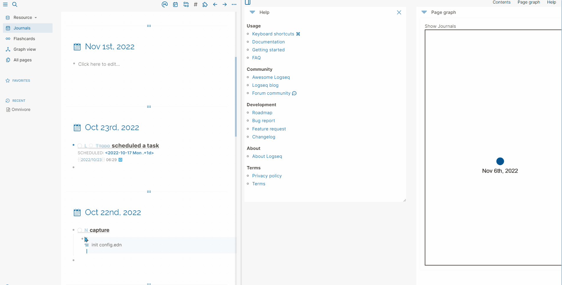 Logseq Column Layout