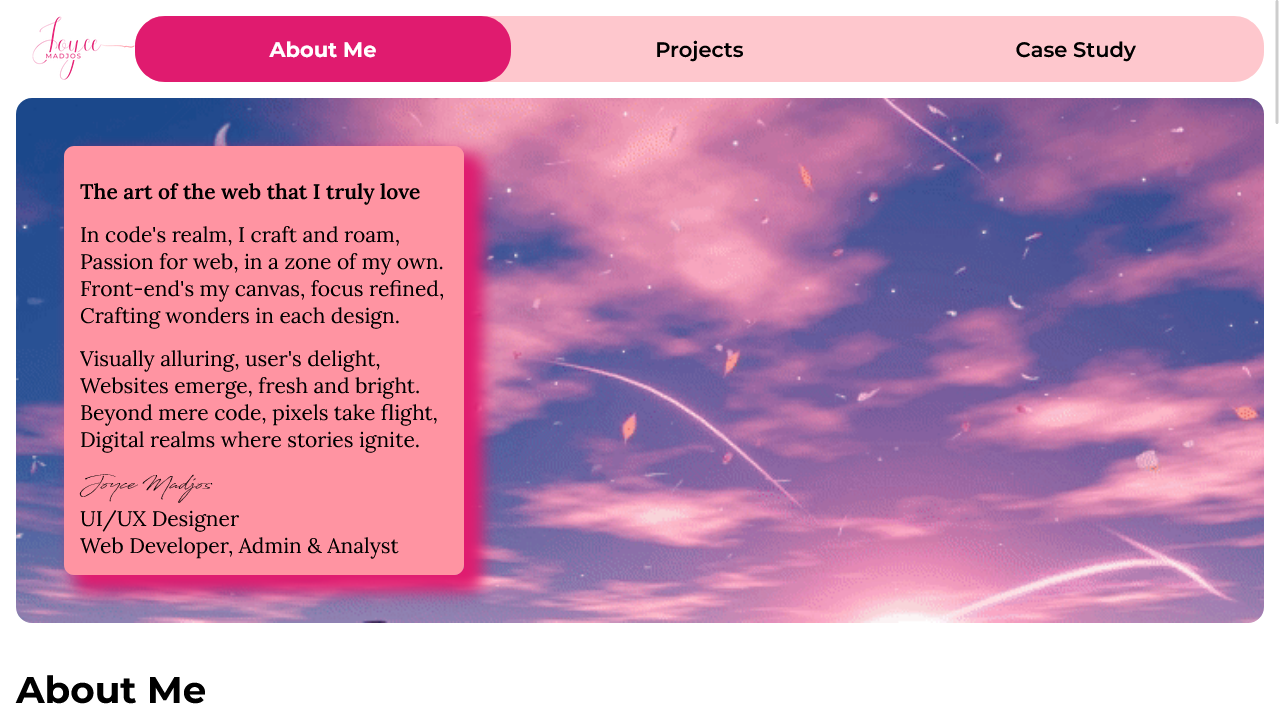 GitHub - joyce-madjos/Portfolio-v2