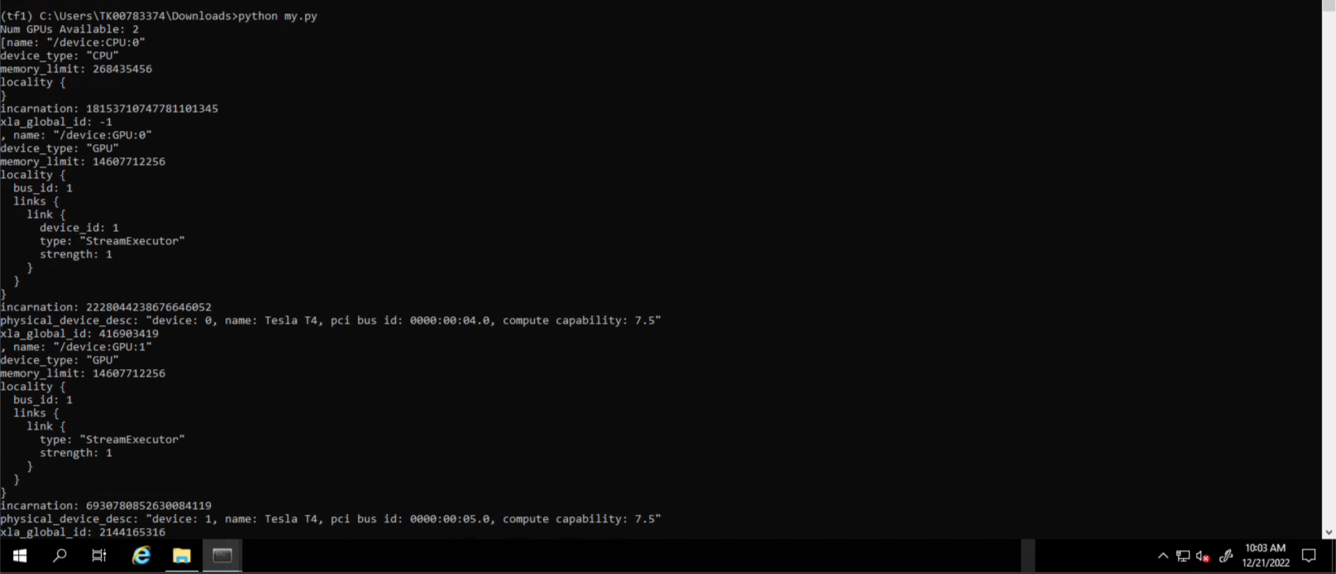 Tensroflow Recognizes Only One Gpu · Issue 58935 · Tensorflowtensorflow · Github