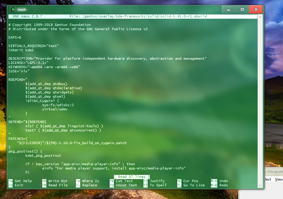 Transparency Enhancement · Issue #501 · mintty/mintty · GitHub