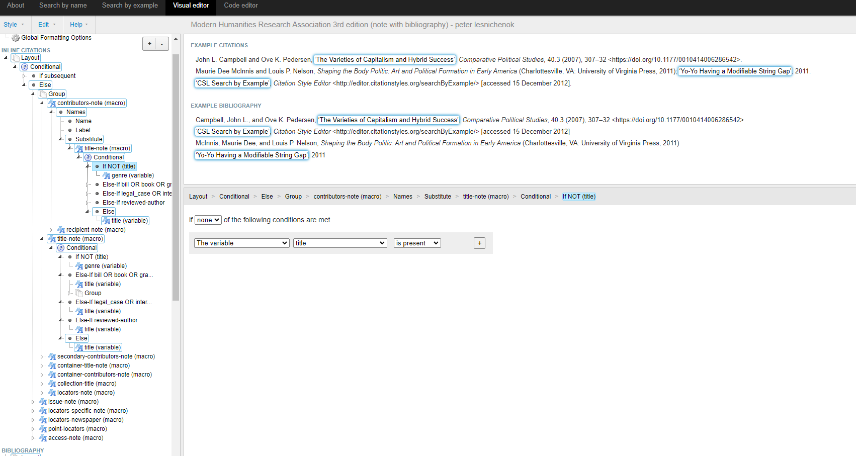 Modern Humanities Research Assotiation 3rd edition (note-with biblography) - subsequent use of ...
