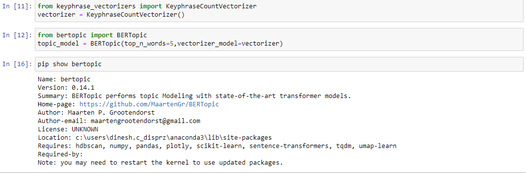 value error · Issue #1083 · MaartenGr/BERTopic · GitHub