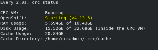 CRC giving error while running 'crc start' · Issue #3791 · crc-org/crc · GitHub