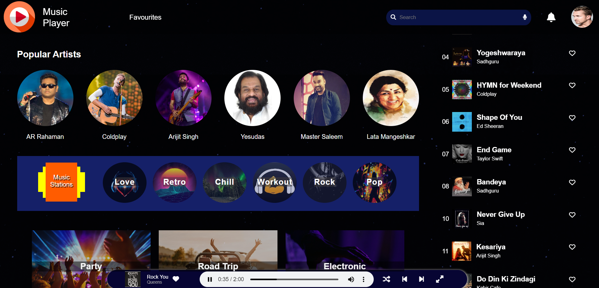 GitHub - nijuprem/musicplayer.github.io: A music player design using HTML and CSS