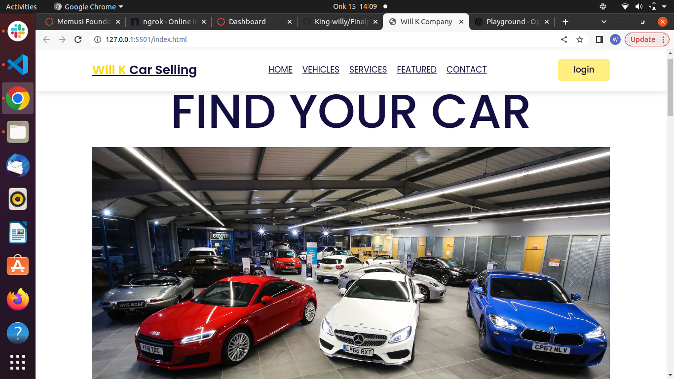 GitHub - King-willy/Finalproject: Car Selling web application