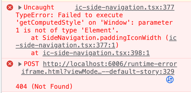 Console error on side navigation component when no href / slotted link is used · Issue #863 ...
